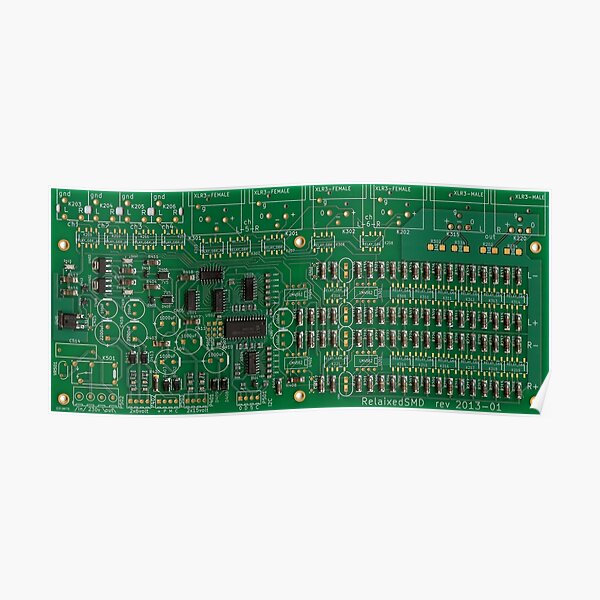 "PCB Printed Circuit Board" Poster by Filox | Redbubble