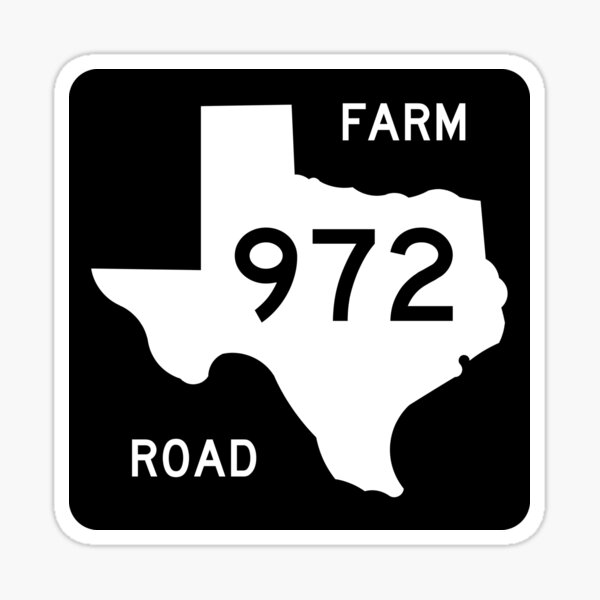 "Texas State Highway Shield" Sticker by romeobravado | Redbubble