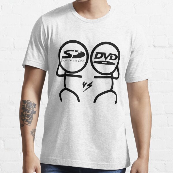 "Super Density Disc vs the Digital Versatile Disc" T-shirt by KingGeek ...