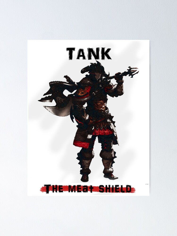"Final Fantasy XIV Tank" Poster for Sale by MagicaDesigns | Redbubble