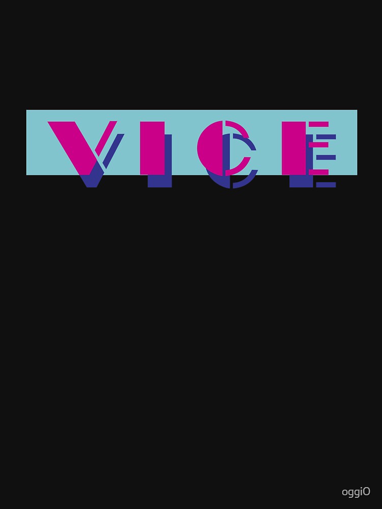 "Vice - Miami Vice Style Design and Colors" Pullover Hoodie by oggi0 ...
