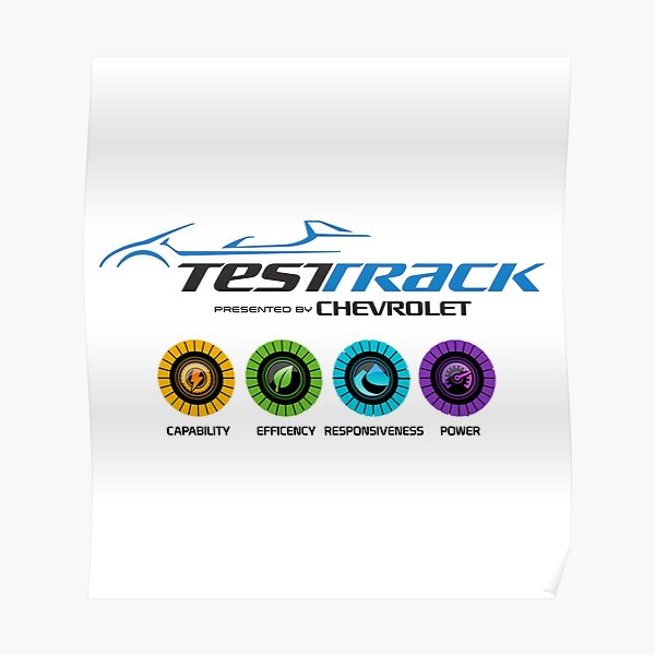 "Test Track 2.0" Poster for Sale by KingOfEpicocity | Redbubble