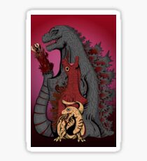 Godzilla Stickers | Redbubble