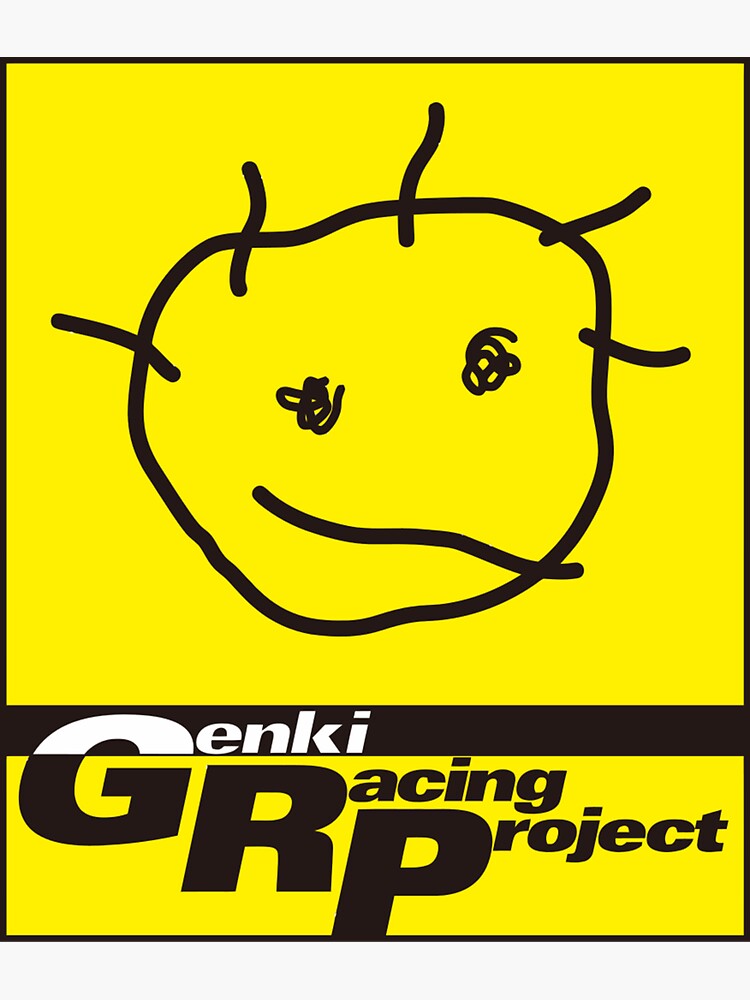 "Genki Racing Project" Sticker for Sale by CPHD | Redbubble