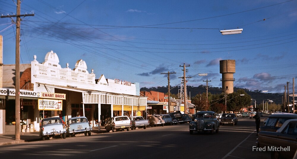 "Main st Wodonga from Melbourne road to Water Tower 19680502 0002" by ...