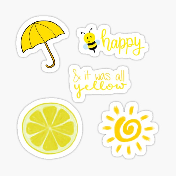 Cute Lemon Stickers | Redbubble