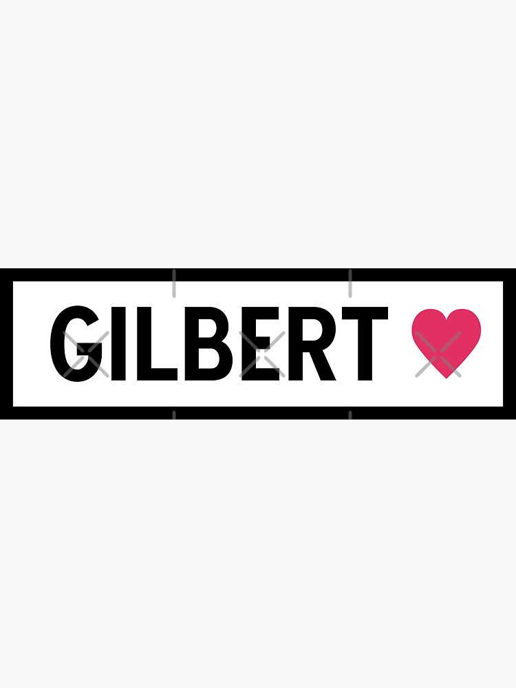 "Gilbert" Sticker by homelove | Redbubble