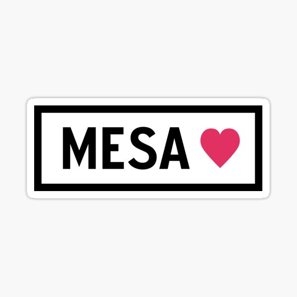 "Mesa" Sticker by homelove | Redbubble