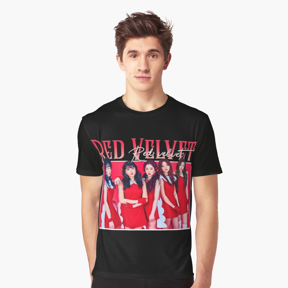 "Red Velvet Band Tee" T-shirt for Sale by BENWYATTS | Redbubble | red ...
