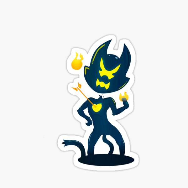 "Inferno Imp" Sticker by MadGear | Redbubble