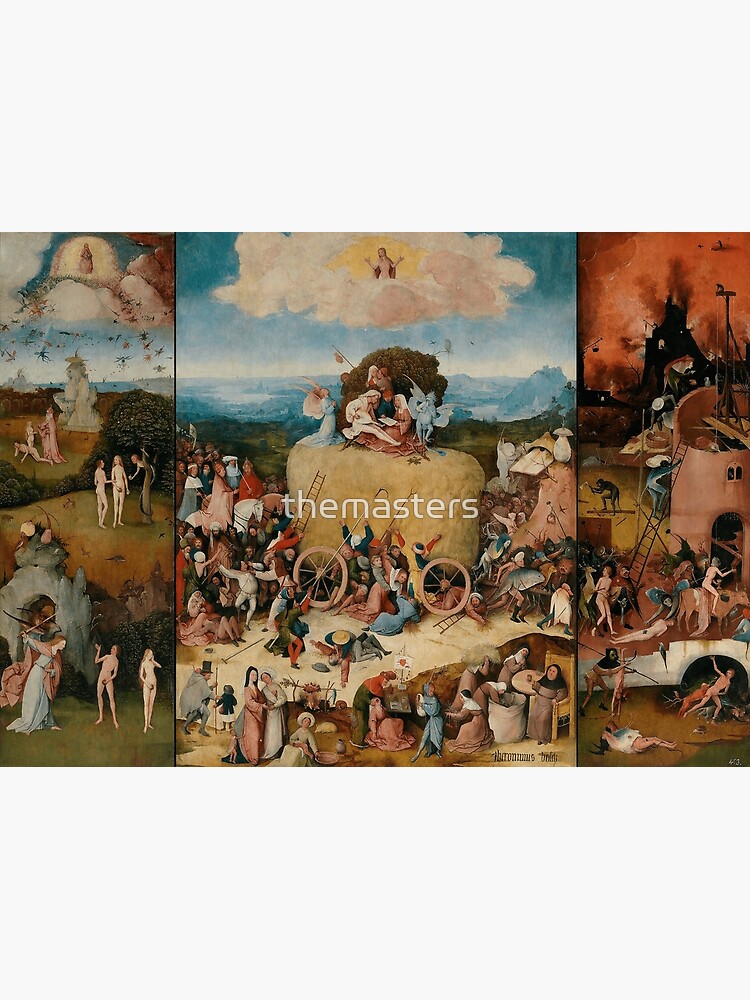 "The Hay Wain - Hieronymus Bosch " Photographic Print by themasters | Redbubble