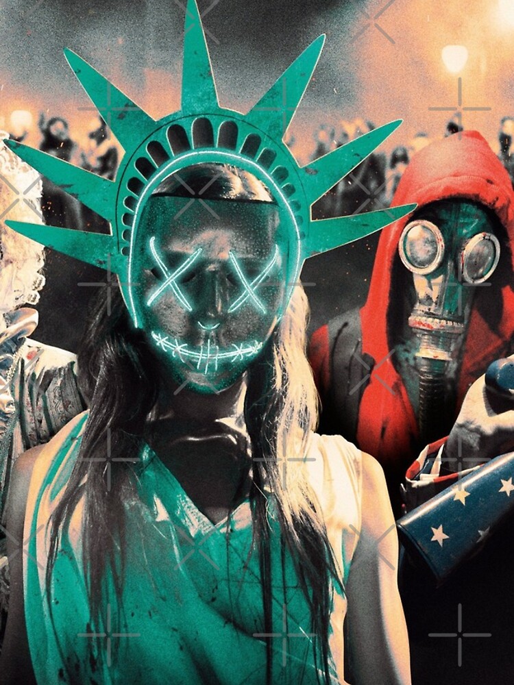 "The purge full print menchardising" iPhone Case for Sale by Viskuoti ...