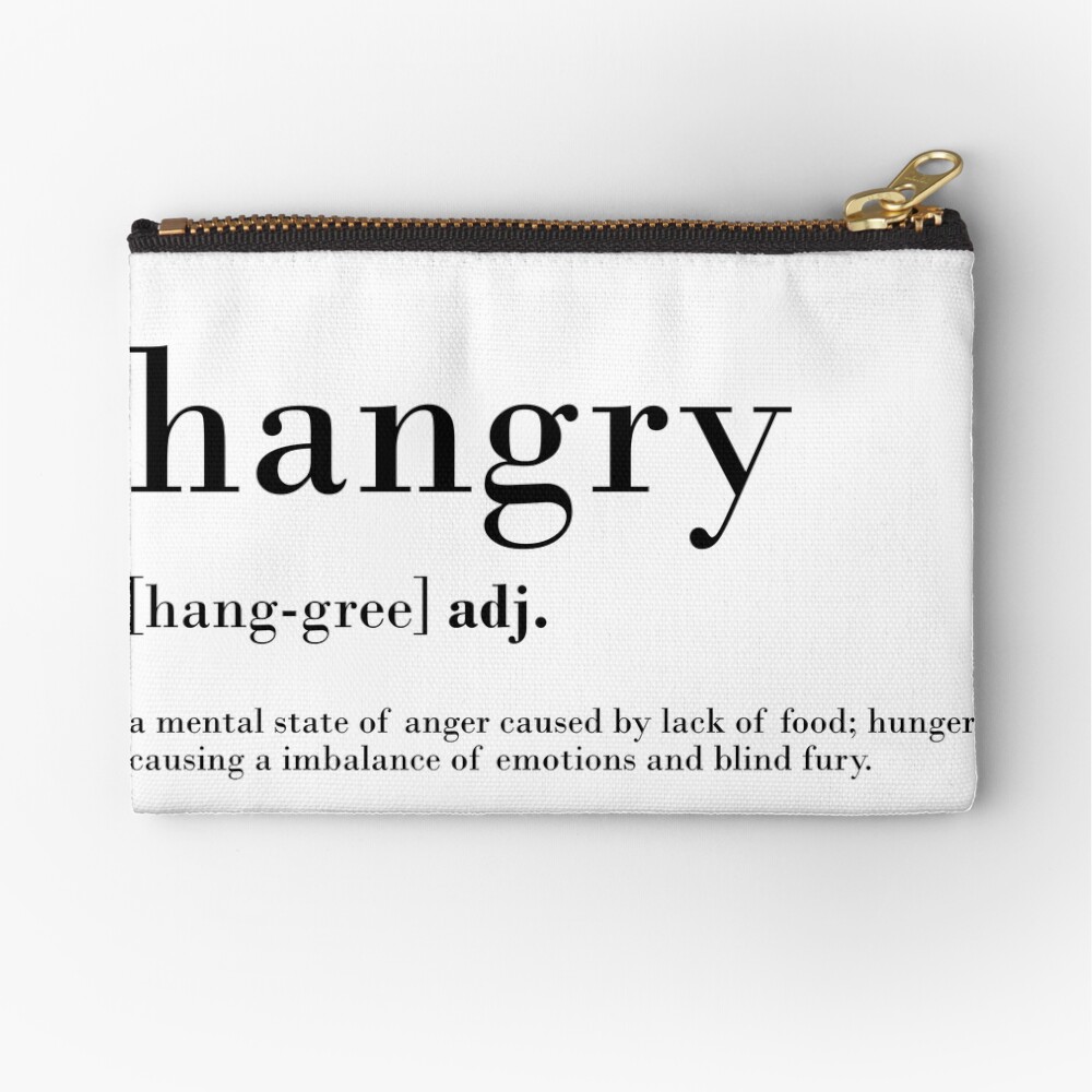 "Hangry definition funny quote" Art Board Print for Sale by banginT ...