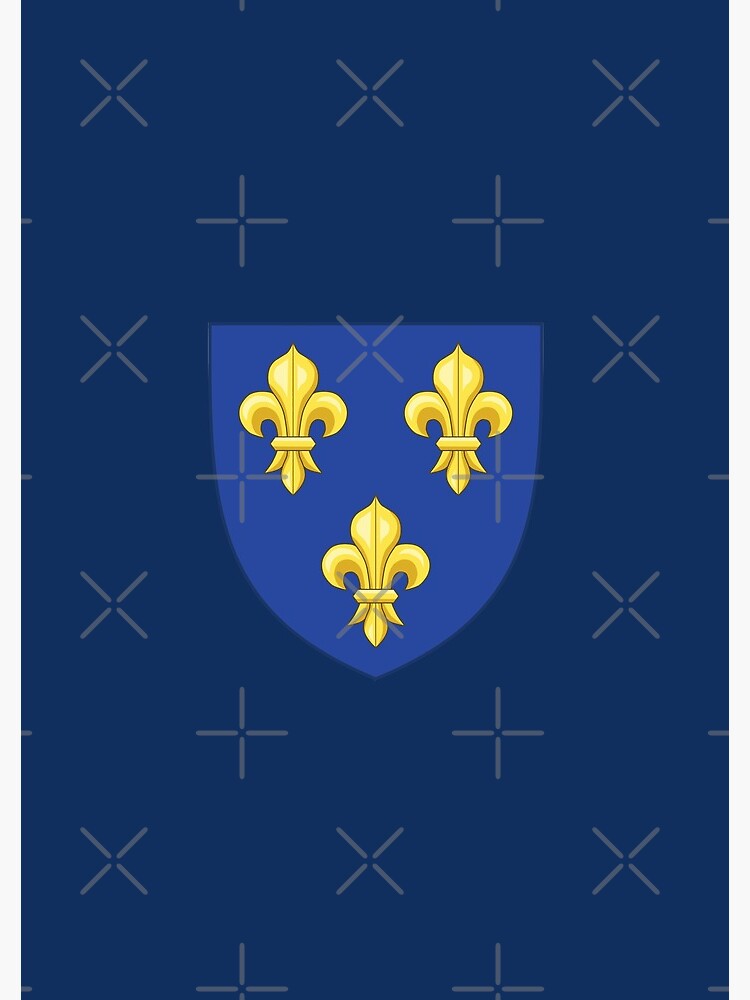 Cahier à spirale « Blason Royal Moderne de France 3 fleurs de lys lis ...