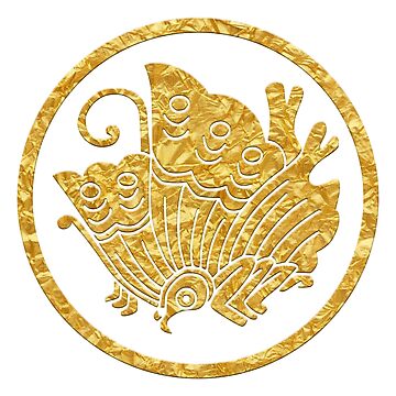 "Japanese Mon Ageha Cho" Sticker for Sale by Takeda-art | Redbubble