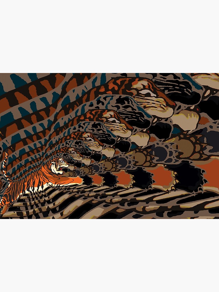 "Tiger Ripple" Poster by TIGERRIFIC | Redbubble