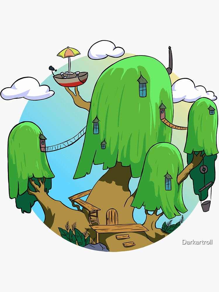 Adventure time treehouse tattoo - Bronctattooaus.com