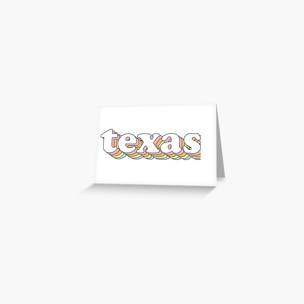 "Groovy Texas" Sticker for Sale by magdalayna | Redbubble