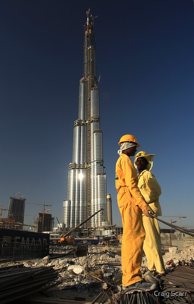 "Burj Dubai, Dubai, United Arab Emirates" by Craig Scarr | Redbubble