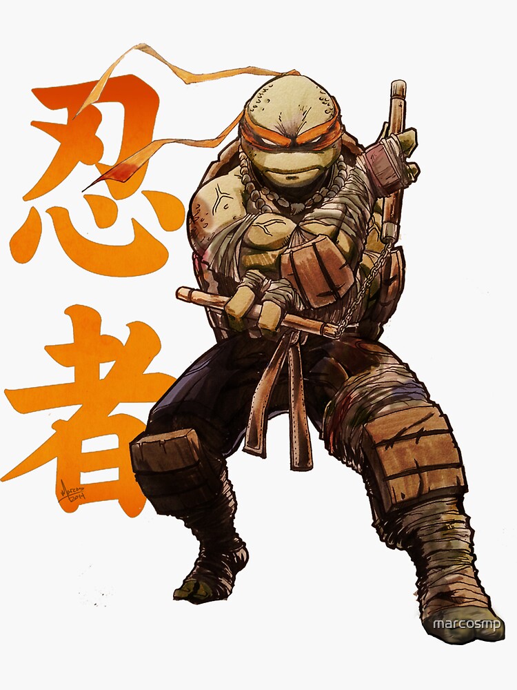 "Cowabunga Dude" Sticker for Sale by marcosmp | Redbubble