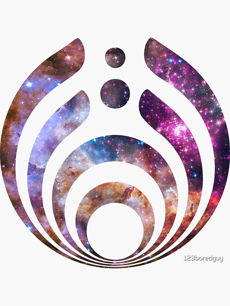 "Bassnectar Galaxy" Sticker for Sale by 123boredguy | Redbubble