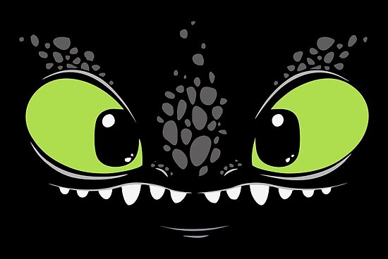 "Toothless Eyes" Poster by gragghplo | Redbubble