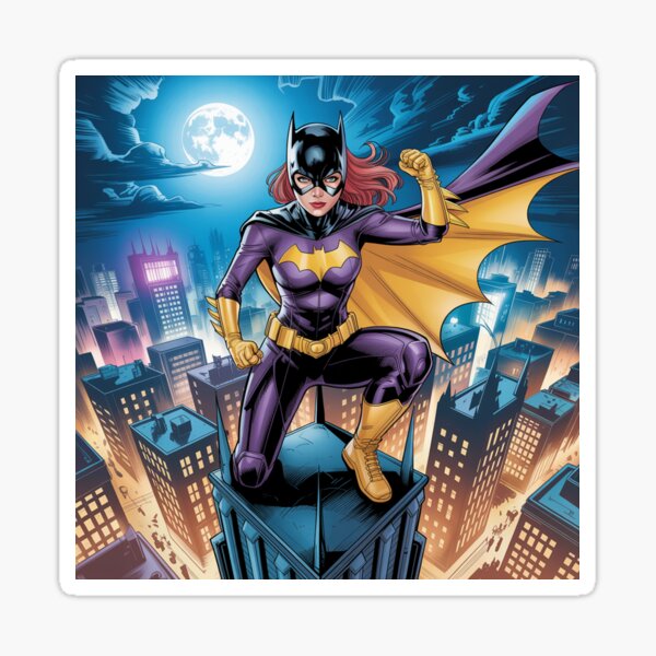 Batman Batgirl Stickers for Sale | Redbubble