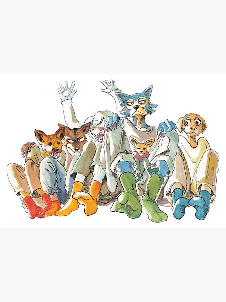 "Beastars Room 701 Canines" Sticker for Sale by Roscurro | Redbubble
