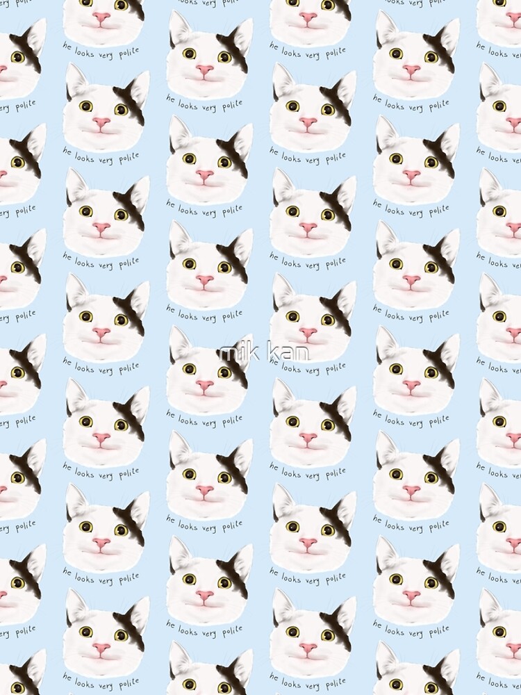 "He looks very polite - Polite Cat Meme / Catto Dank Meme " Leggings by sassylin | Redbubble