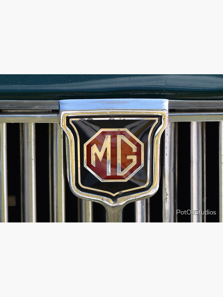 "MG Badge" Sticker for Sale by PotOilStudios | Redbubble