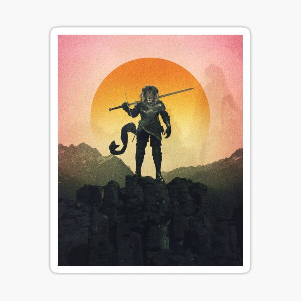 "The King" Sticker by maxwellthebeech | Redbubble