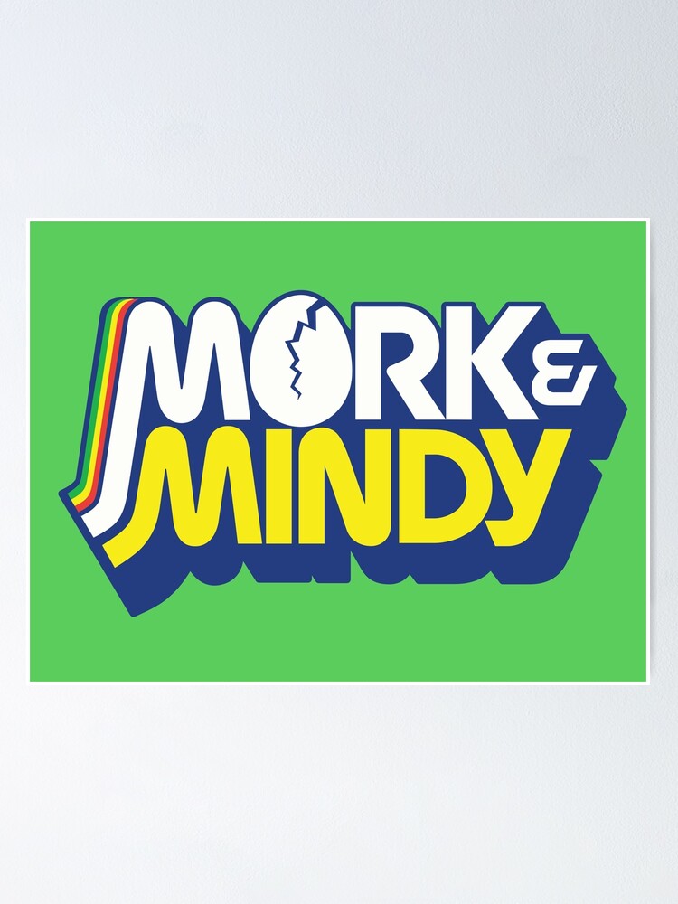"Mork & Mindy" Poster for Sale by Hollow-Horse | Redbubble