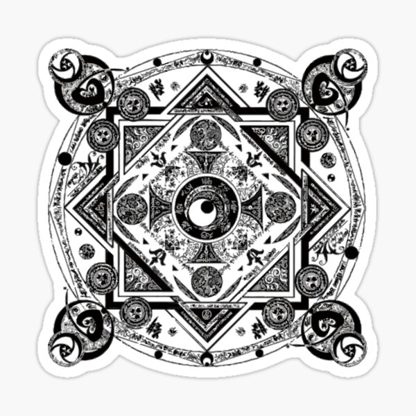 "Magic Circle " Sticker for Sale by joshuanaaa | Redbubble