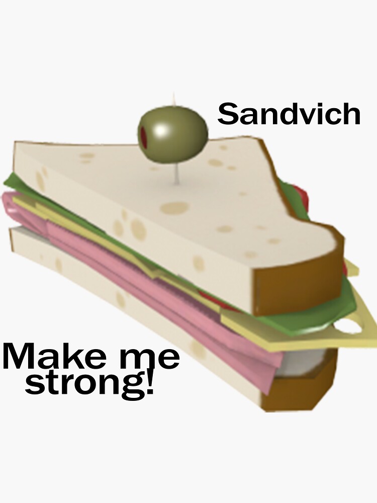 "Sandvich!" Sticker by Pootis | Redbubble