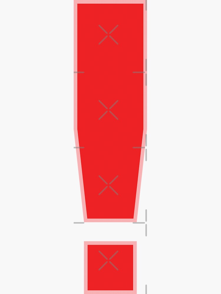 "! Metal Gear Exclamation ! Alert Discovery Symbol" Sticker for Sale by ...