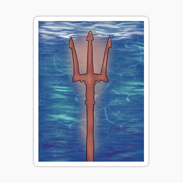 "Trident " Sticker by remij152 | Redbubble