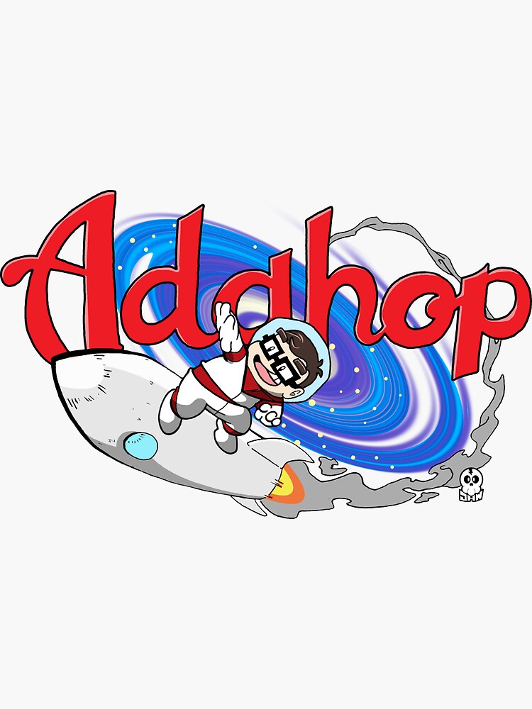 "Ada Rocket Surfin'" Sticker for Sale by adahop | Redbubble