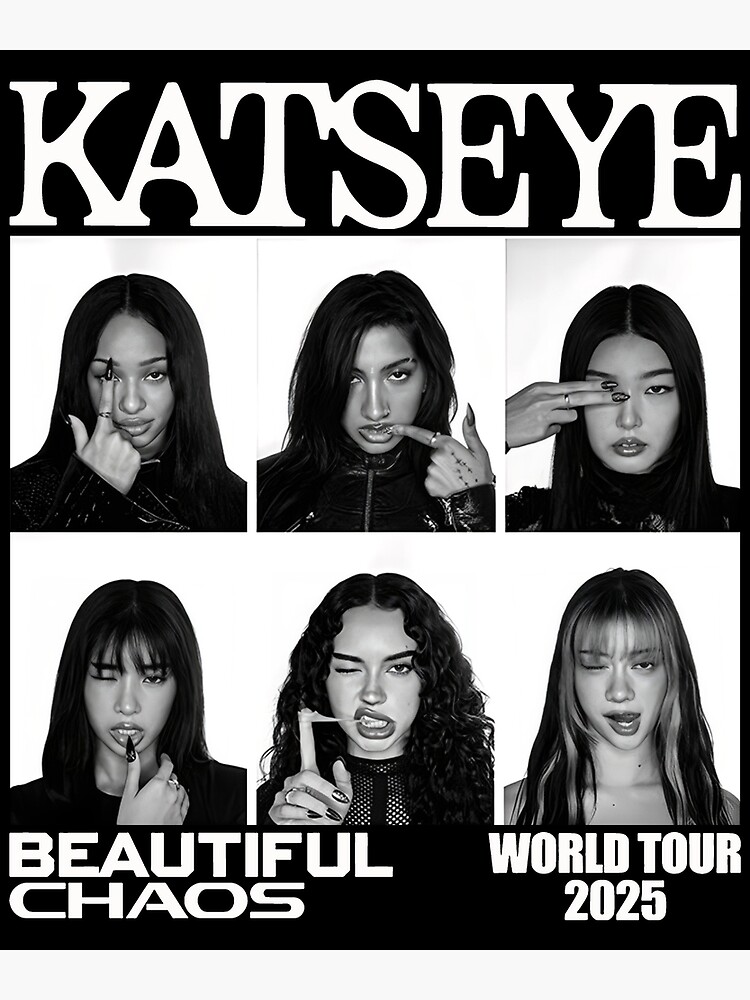 "Katseye - The Beautiful Chaos Tour, Katseye Kpop, Katseye Gnarly ...