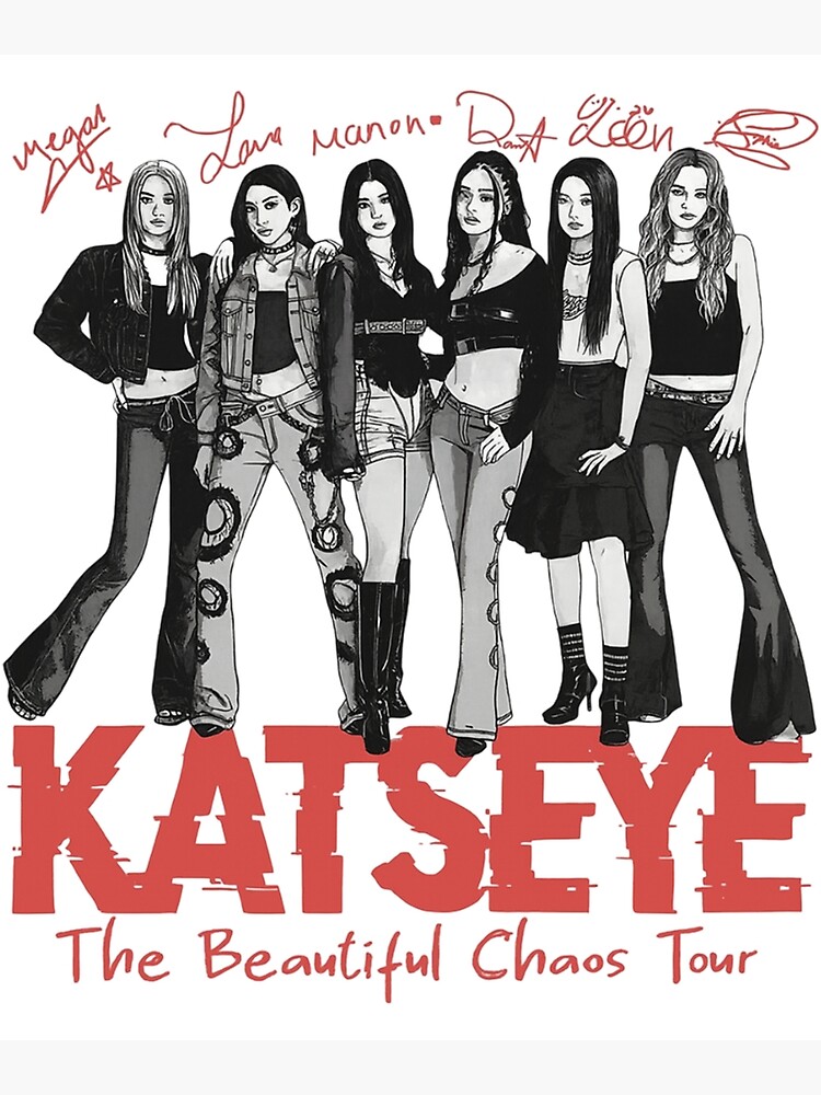"Katseye - The Beautiful Chaos Tour, Katseye Kpop, Katseye Gnarly ...