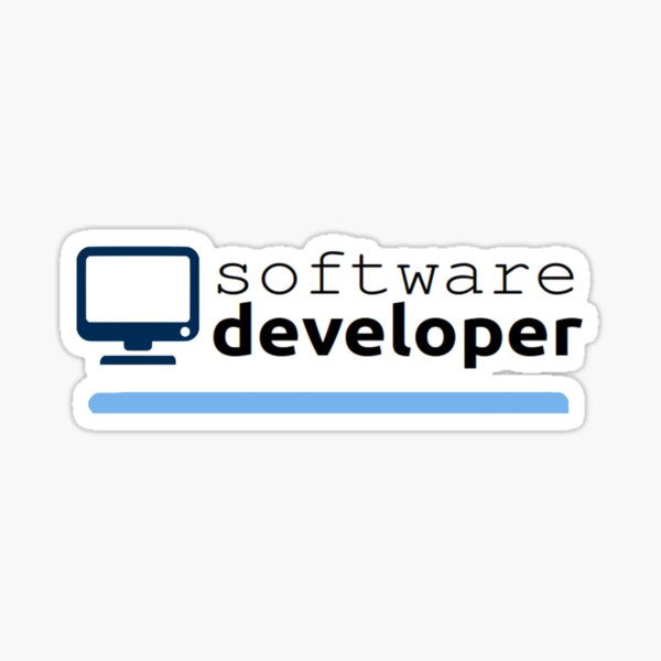 "Software Developer" Sticker for Sale by BadMister | Redbubble