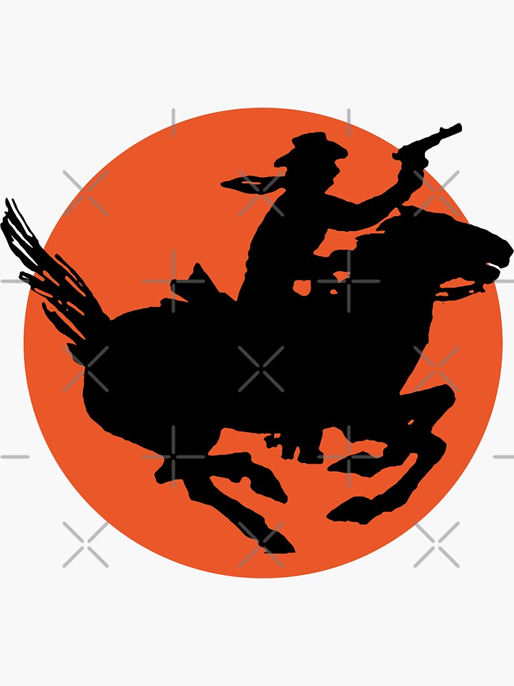 "Lone Rider" Sticker by Salocin | Redbubble