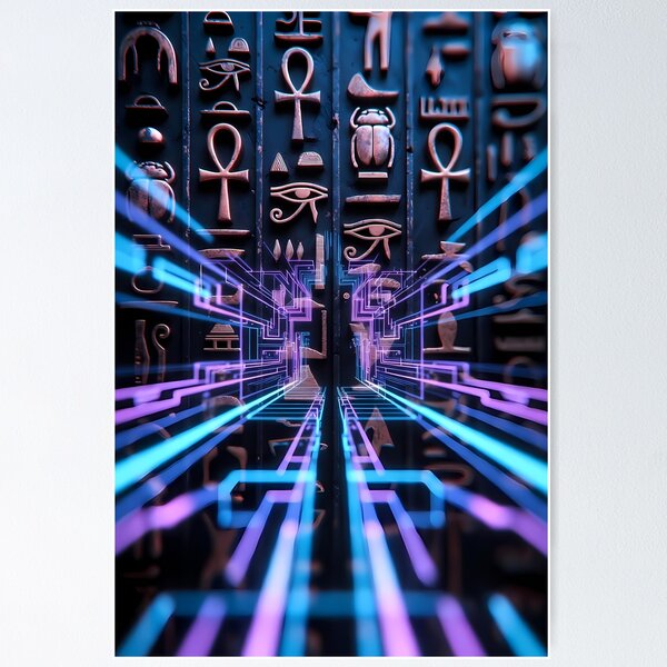 Symmetrical Tech Posters for Sale | Redbubble