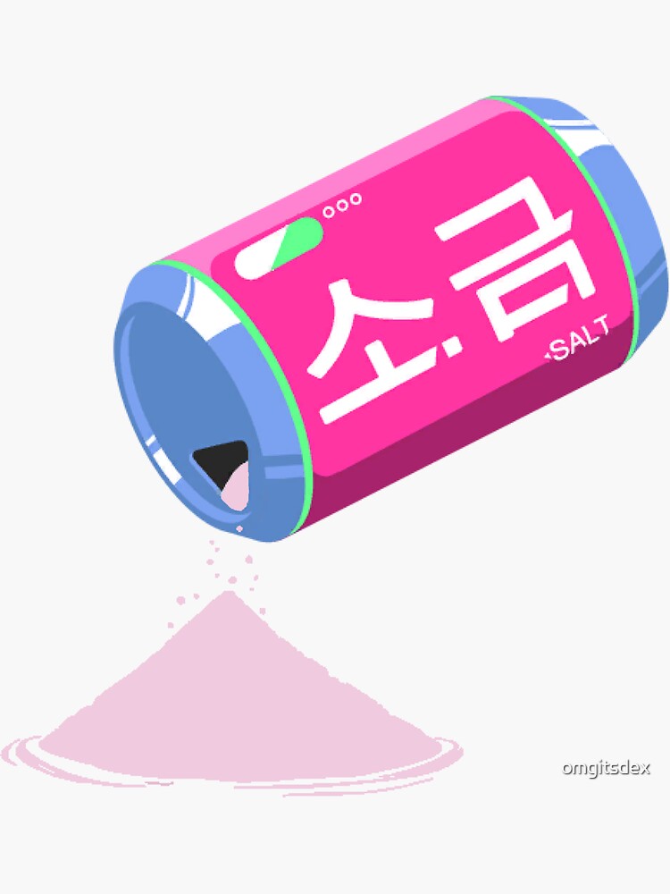 "Salt" Sticker for Sale by omgitsdex | Redbubble