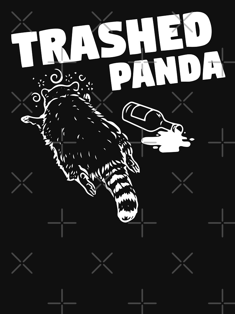 "Funny Trashed Panda Drunk Viral Trashed Raccoon Meme" Essential T ...