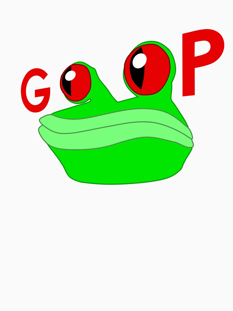 ""Off The Goop" Frog Head with "GOOP" Eyes" T-shirt by mario64325 ...