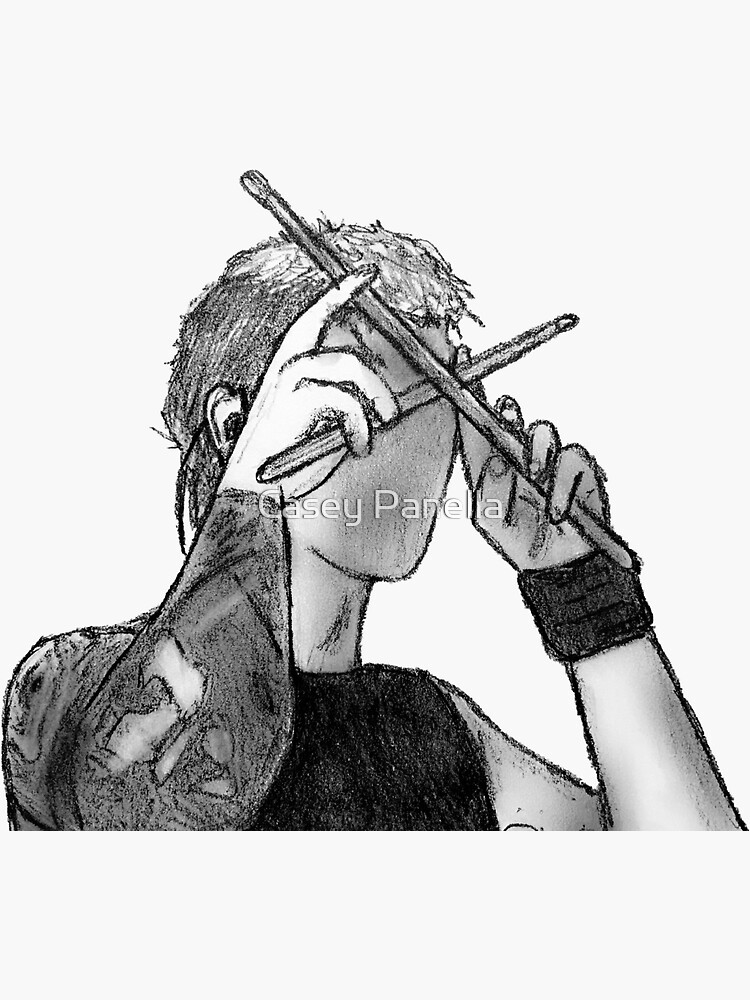 "Josh Dun Sticker" Sticker for Sale by Casey Panella | Redbubble