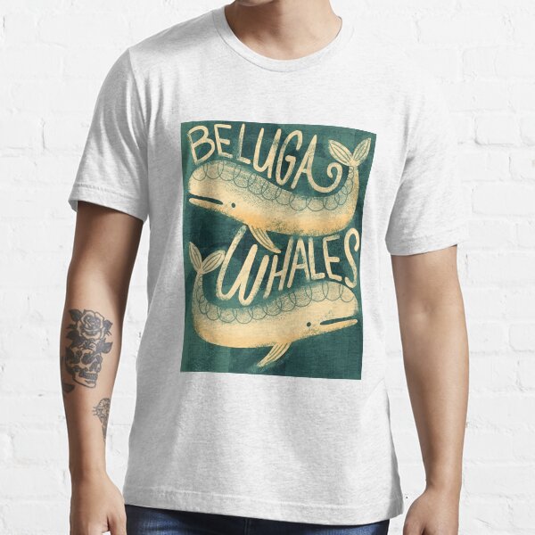 "Beluga Whales" T-shirt for Sale by RetroRudolphs | Redbubble | whales ...