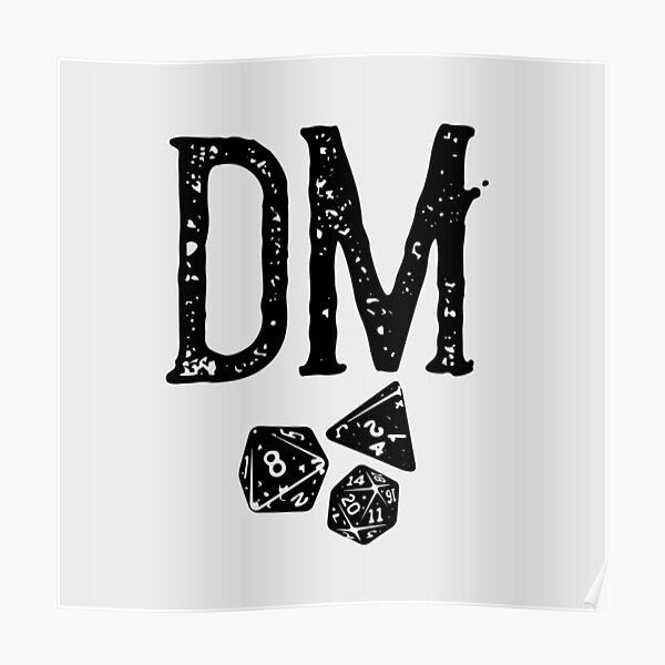 "Dungeon Master" Poster by PecDesign | Redbubble