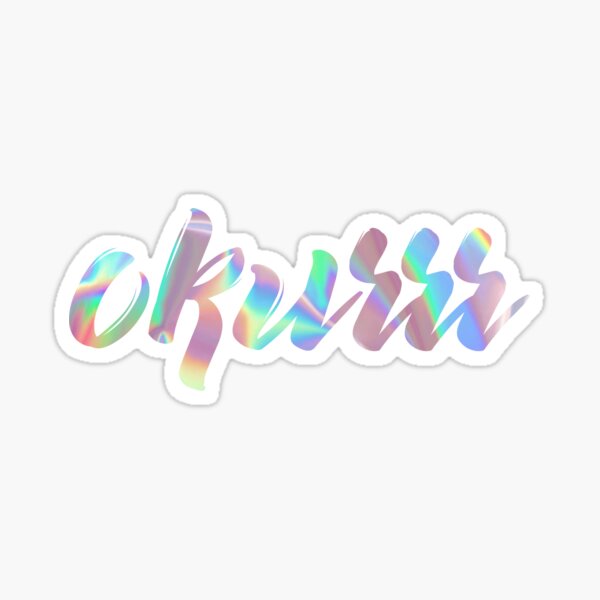 "okurrr" Sticker by Annieyu24 | Redbubble