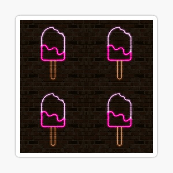 "Neon Lolly Print" Sticker for Sale by abirose30 | Redbubble